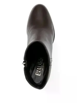 EVALUNA 70mm Zip-detail Block-heel Ankle Boots