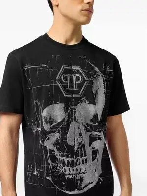 Philipp Plein Skull-embellished T-shirt