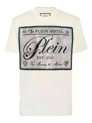 Philipp Plein Logo Stones-embellished T-shirt