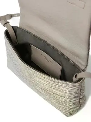 Brunello Cucinelli Monili Embellished Crossbody Bag