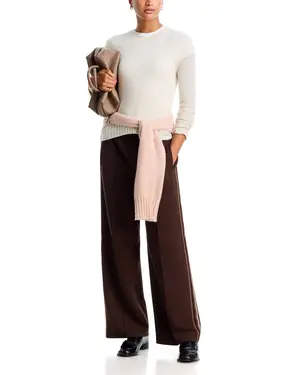 Guest In Residence Cashmere Shrunken Crewneck Sweater - Cream