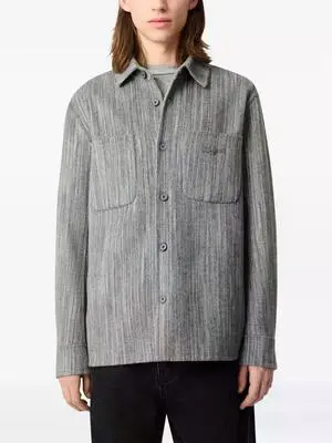 Axel Arigato Aidan Striped Shirt Jacket