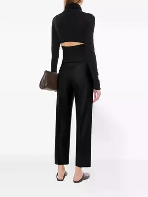 Alberta Ferretti Virgin Wool Wrap Jumper