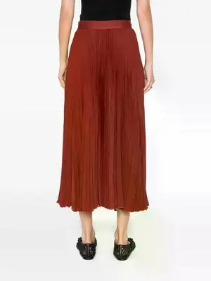 Farm Rio Pleated Midi Skirt