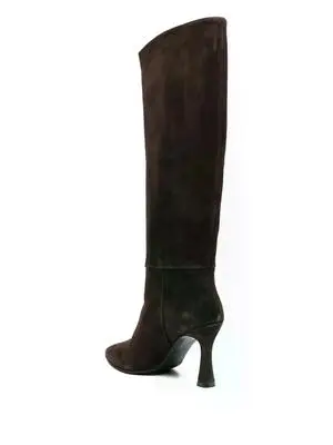 EVALUNA 90mm Suede Knee-high Boots