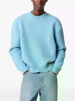 Axel Arigato Block Textured Cotton-blend Sweater