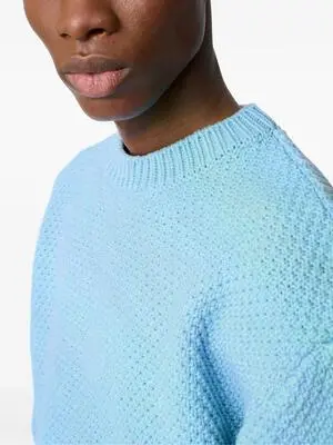 Axel Arigato Block Textured Cotton-blend Sweater