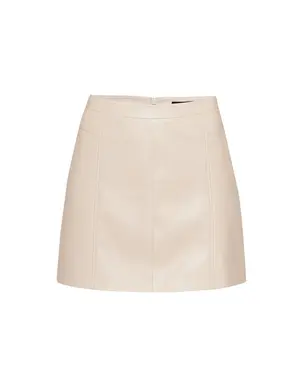 AS By DF Ainsley Recycled Leather Mini Skirt