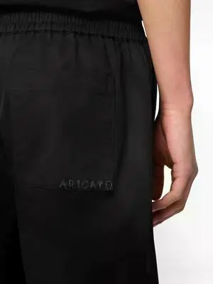 Axel Arigato Nova Elastic-waist Shorts - Black