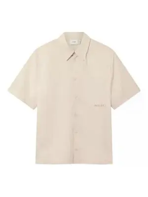 Axel Arigato Dylan Embroidered Pocket Shirt - Beige