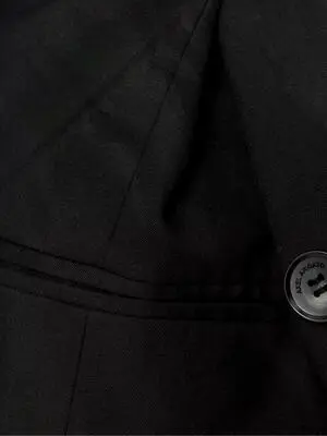 Axel Arigato Frayed Double-breasted Blazer - Black