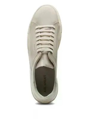Axel Arigato Clean 90 Leather-detail Sneakers - Neutrals