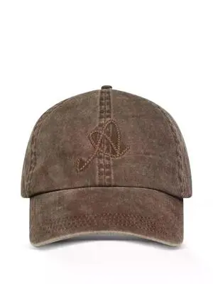 Axel Arigato Scribble Embroidered Baseball Cap - Brown