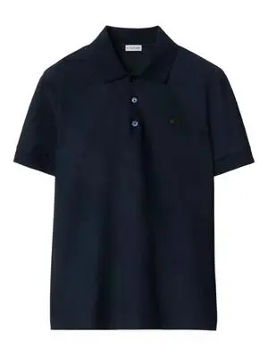 Burberry Cotton Polo Shirt - Blue