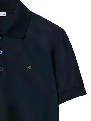 Burberry Cotton Polo Shirt - Blue
