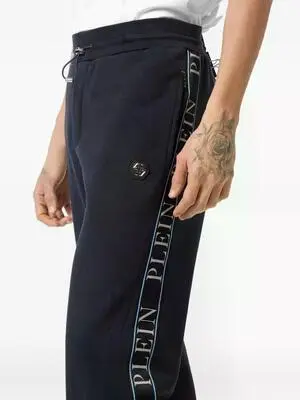 Philipp Plein Logo-tape Track Pants - Blue