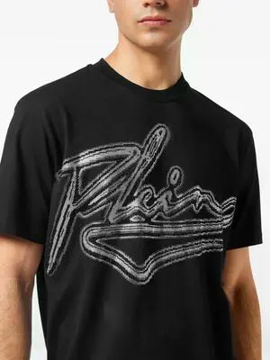 Philipp Plein Sequin-embellished Round-neck T-shirt