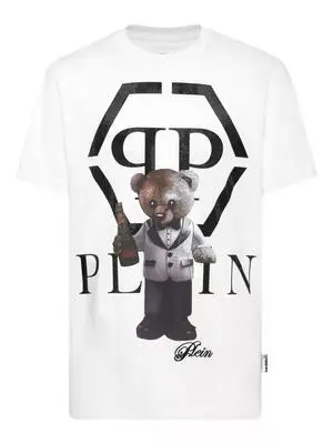 Philipp Plein Teddy Bear T-shirt - White