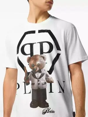 Philipp Plein Teddy Bear T-shirt - White