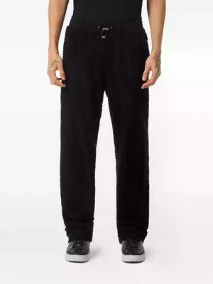 Philipp Plein Jacquard Monogram Track Pants - Black