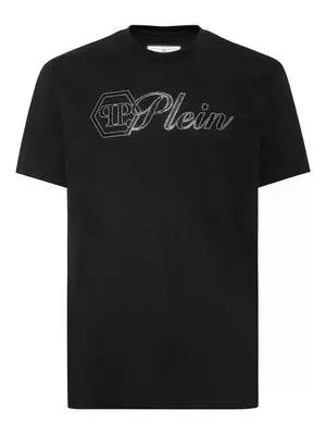 Philipp Plein Logo Stones-embellished T-shirt