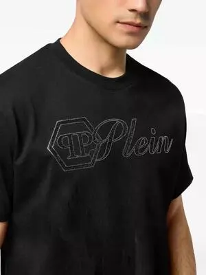 Philipp Plein Logo Stones-embellished T-shirt