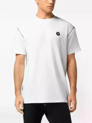 Philipp Plein Quilted-shoulder Short-sleeve T-shirt