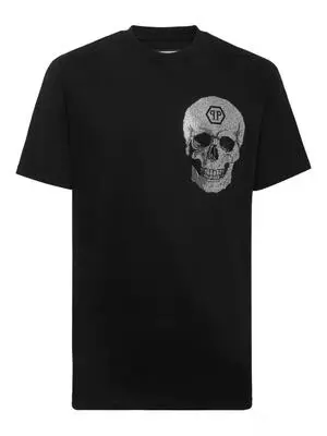 Philipp Plein Crystal-embellish Cotton T-shirt