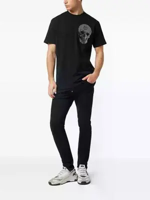 Philipp Plein Crystal-embellish Cotton T-shirt