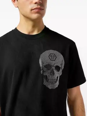 Philipp Plein Crystal-embellish Cotton T-shirt