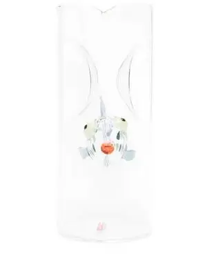 MASSIMO LUNARDON Dotfish Glass Decanter - White