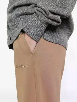 Max Mara Logo-embroidered Track Pants
