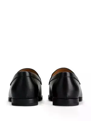 TOD'S Chain-embellished Leather Loafers