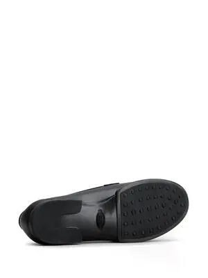 TOD'S Chain-embellished Leather Loafers
