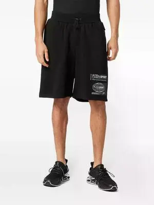 PLEIN SPORT Logo-patch Track Shorts