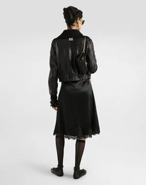 Dolce & Gabbana Stretch Satin Slip Dress