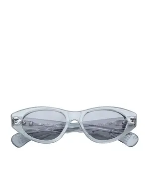JACQUES MARIE MAGE Acetate Krasner Sunglasses - Silver