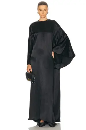 Balenciaga Maxi Satin Dress