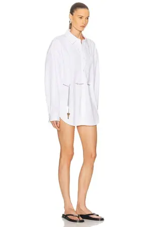 Alexander Wang Button Up Shirt With Chain Belt