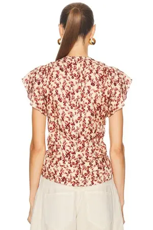 Isabel Marant Étoile Lonea Top - Garnet