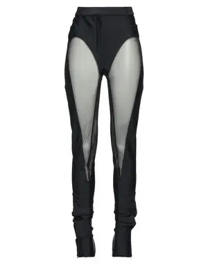 MUGLER Flared Trousers With Tulle Detail