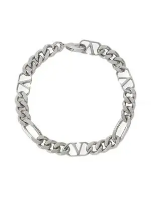 Valentino Garavani Vlogo Signature Metal Bracelet - Silver