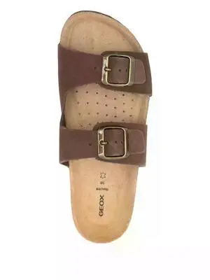 Geox Brionia Double-buckle Slippers