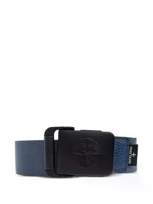 Stone Island Logo-plaque Belt - Blue