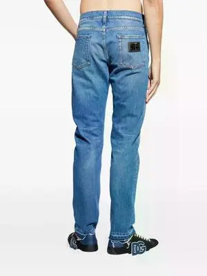 Dolce & Gabbana Frayed-hem Jeans