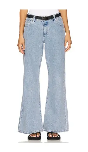 Abrand Denim Button Detailed Bottoms For Women