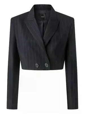 Pinko Pinstripe Cropped Jacket
