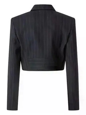 Pinko Pinstripe Cropped Jacket