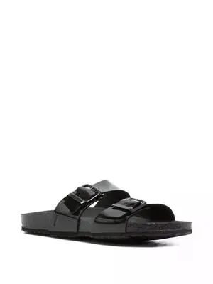 Geox Buckle-detail Flat Sole Slippers