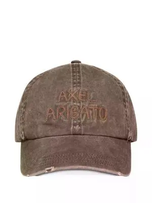Axel Arigato Chain Stitch Embroidered Baseball Cap - Brown